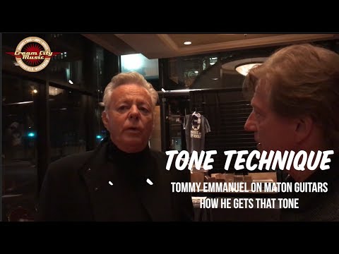 TONE TECHNIQUE: Tommy Emmanuel On Getting That Maton Guitar Tone