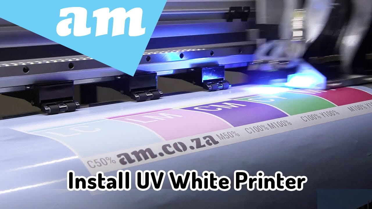 New LED-UV CMYK with White Ink Large Format Printer Installed for ...