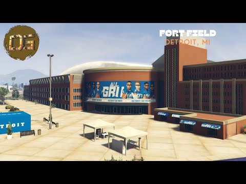 DETROIT, MICHIGAN "FORD FIELD" INSPIRED "FORT FIELD" FIVEM CUSTOM GTA5