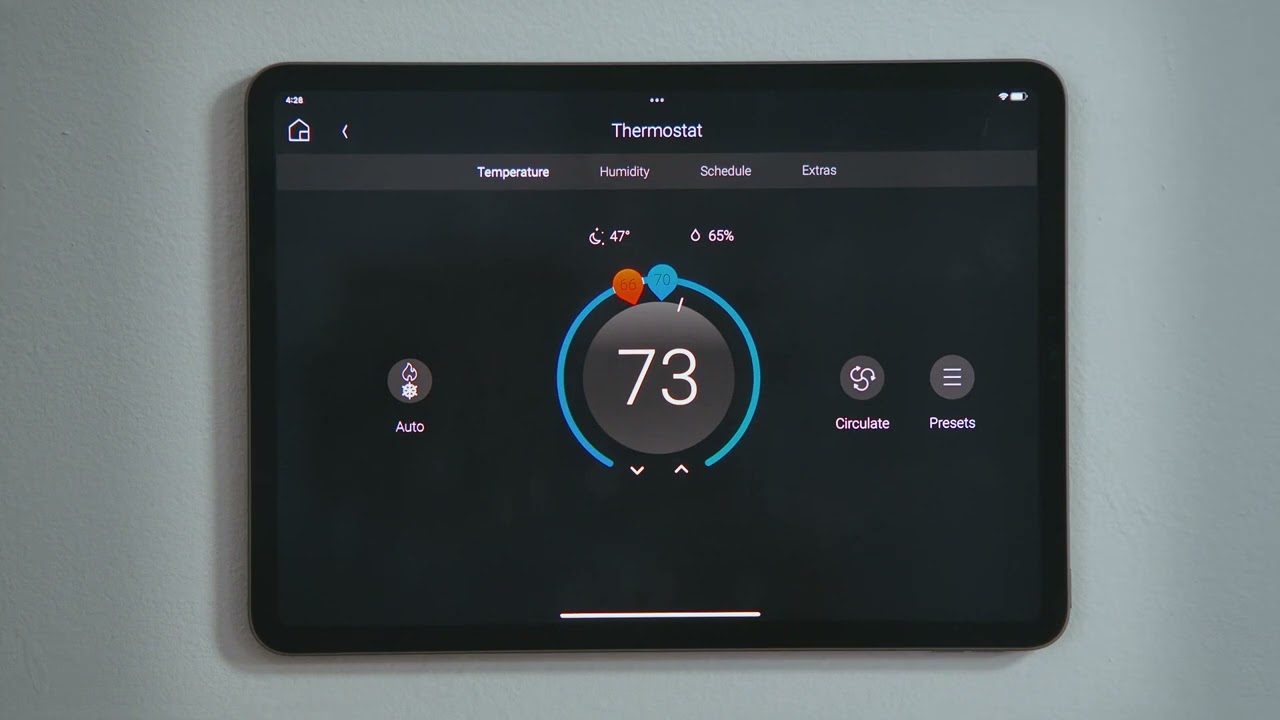 Control4 Use the Thermostat