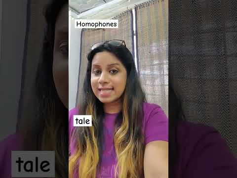 Homophones | tale VS tail | #shorts