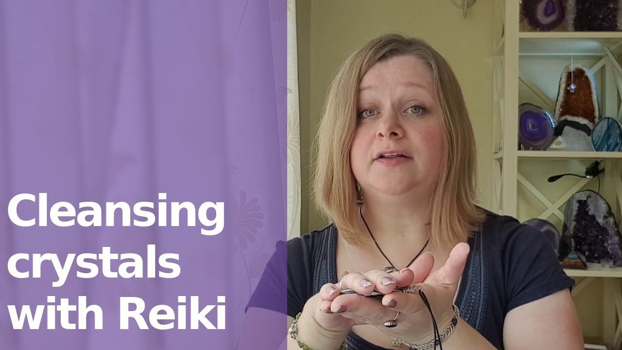 Cleansing crystals (with Reiki), attuning crystals to Reiki and programming with angelic symbols
