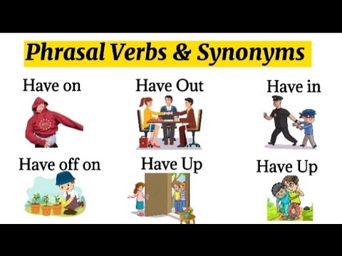 Phrasal Verbs Meanings & Synonyms || #phrasalverbs