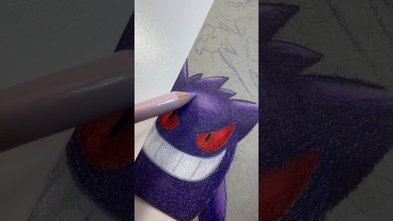 Gengar 💜👻 #pokemon #art #nintendo #gengar #pokemonart #pokémon #artist #pokemonfanart