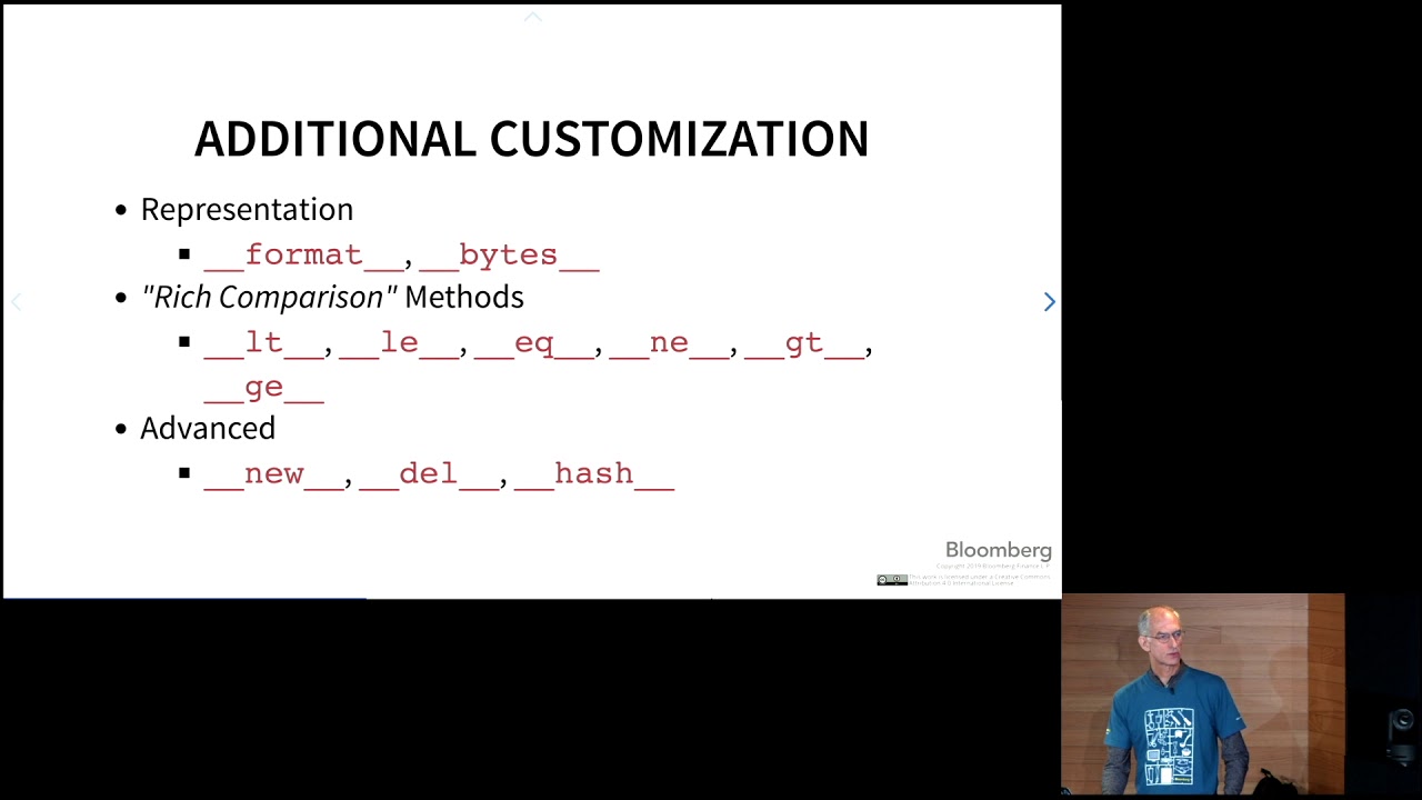 Dunder methods are special - Scott Irwin - PyLondinium19