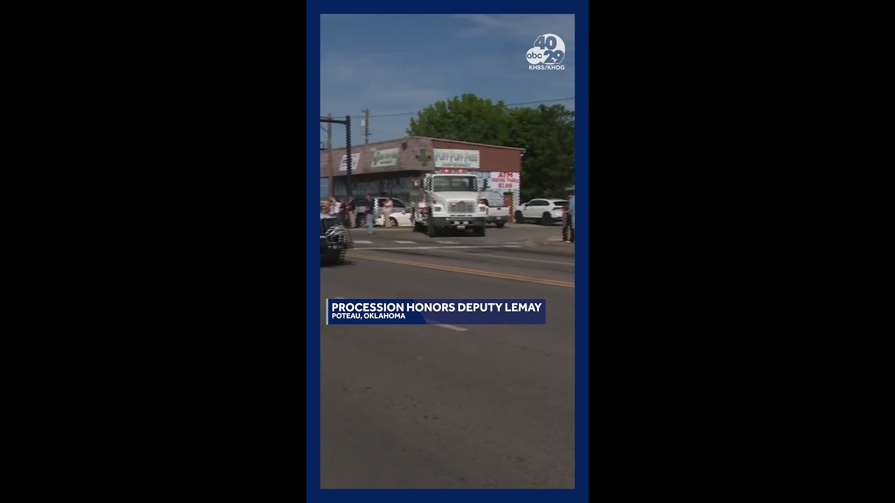 Poteau holds procession to honor LeFlore County deputy