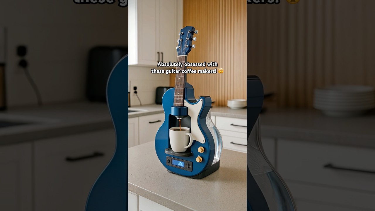 These Guitar Coffee Makers Strike a Chord With Caffeine Lovers