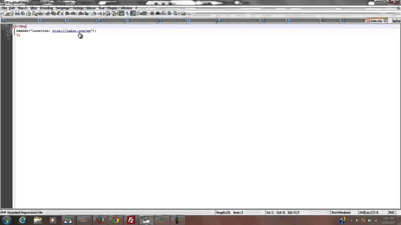 Php Push User To A New Location Using The Header Command