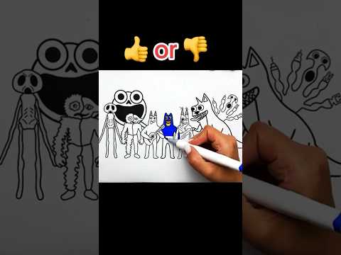 Garten of Banban 8 Coloring Pages / How to color All New Bosses