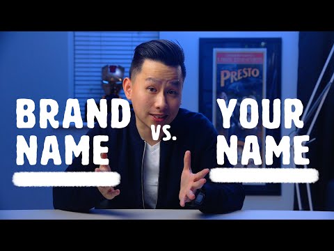 Naming Your Creative Services Business — Brand Name or Your Name?