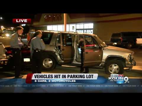 Drivers crashes into cars, motorcyles at Moose Lodge