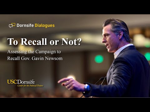 To Recall or Not? Assessing the campaign to recall Gov. Gavin Newsom