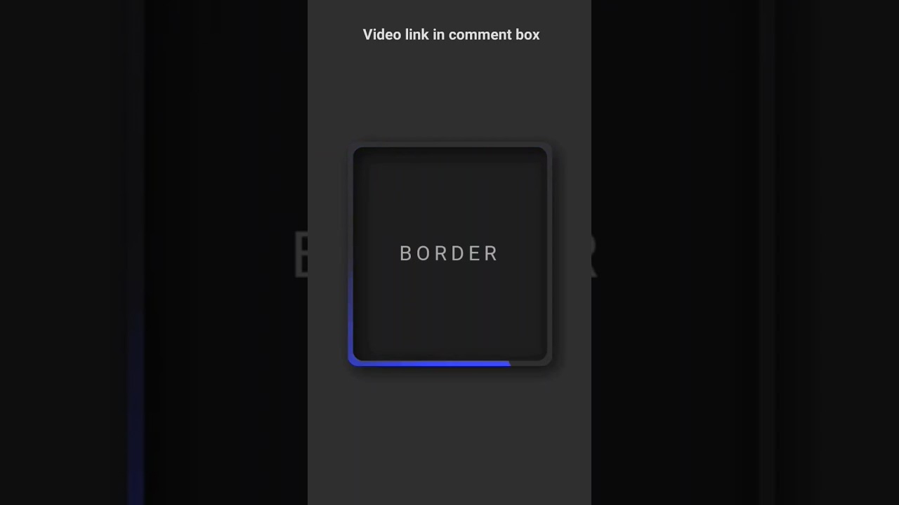 Css border animation #shorts #short