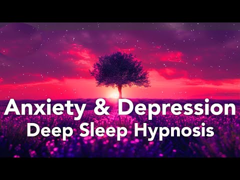 Hypnosis for Deep Sleep ~ Depression | Letting Go of Exhaustion & Anxiety ⚡Very Powerful⚡
