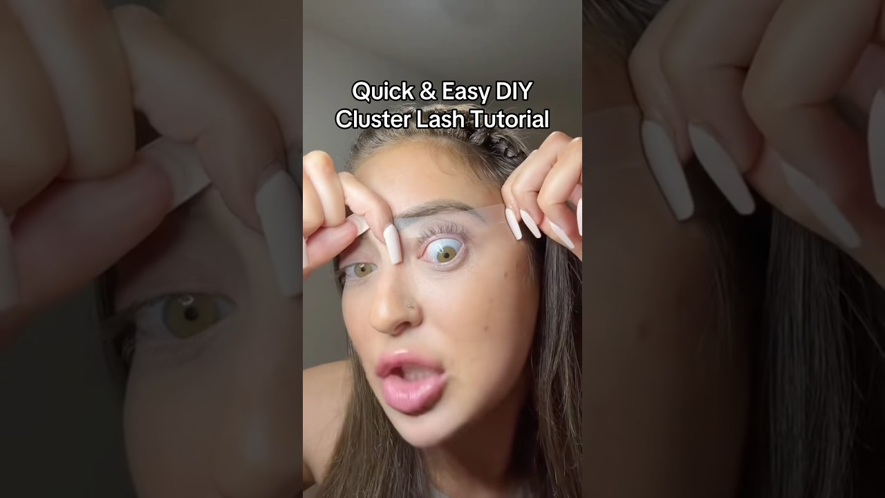 Quick & Easy DIY Cluster Lash Tutorial