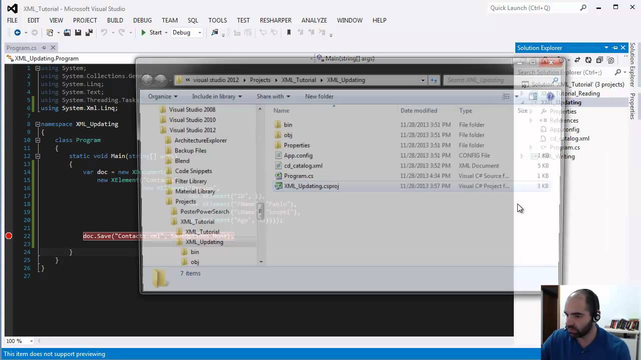 How to create an XML file