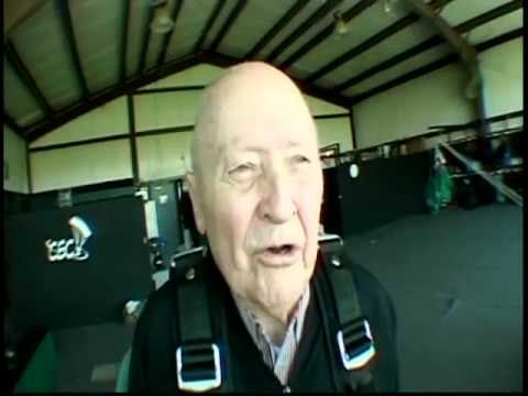 Skydiving on his 83rd Birthday - Don Chapin