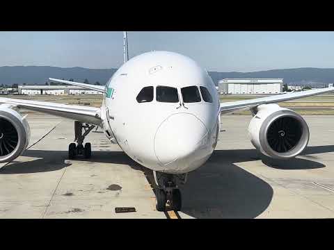 Zipair Airlines Boeing 787- Dreamliner at San Jose International Airport 4K