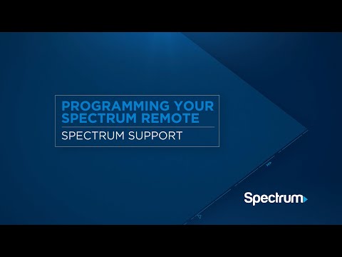 Programming Your Spectrum Remote