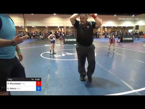 74 Kg Final - Reece Movahead, Chantilly Youth Association Vs Sean Kenny, Apex Wrestling School 29d