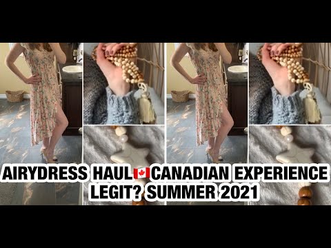 Cheap Dresses •• AIRY DRESS HAUL 🇨🇦 LEGIT? QUALITY? SHIPPING? 2021