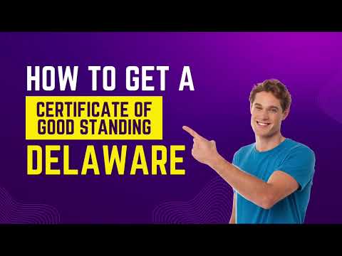 Certificate of Good Standing Delaware