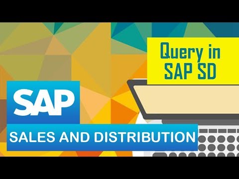 SAP SD | Query in SAP SD | Creating Customized Query in Sales and Distribution
