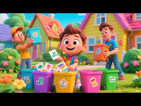 Clean Team – Tidy Up with JJ! | Fun Cleanup Song for Kids | Sing-Along Chores Rhyme