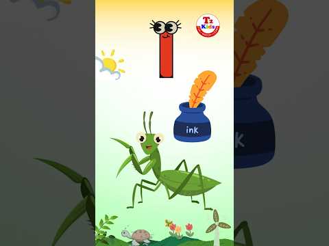 Words that start with I 'i' | i for Ink | i for Insects #shorts #kidslearning #preschool