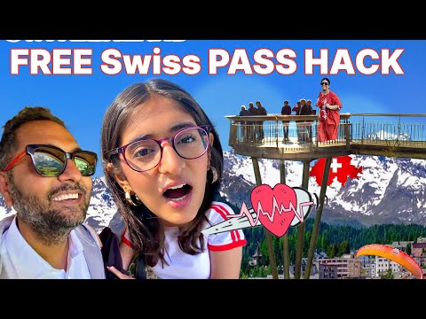 Free Swiss Pass Hacks | Top of the Mountain ⛰️| | MissAnandFamilyVlog