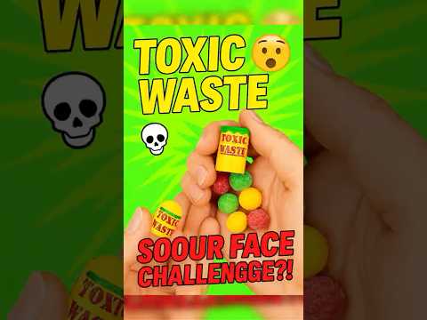 TOXIC WASTE Candy Challenge! 💀 Sour Faces Incoming!