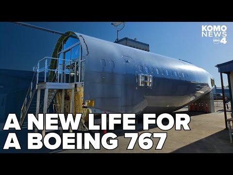 The brand new college skills center inside of a retired Boeing 767