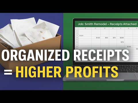 Organize Your Receipt and Increase Your Profit!