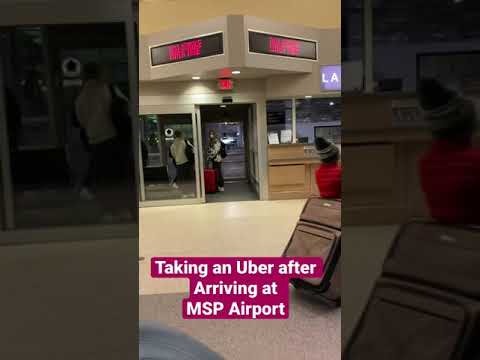 Using Uber After Landing in MSP Airport š