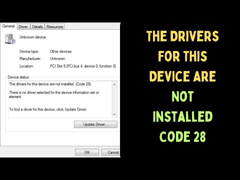 How to Fix The Drivers For This Device Are Not Installed Code 28 Error on Windows 11