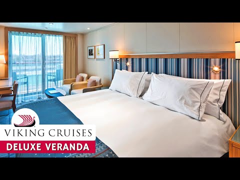 Viking Neptune | Deluxe Veranda Walkthrough Tour & Review | 4K | Viking Ocean Cruises