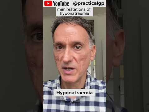Hyponatraemia - symptoms #bloodtest #bloodtesting #bloodtests  #science #sodium