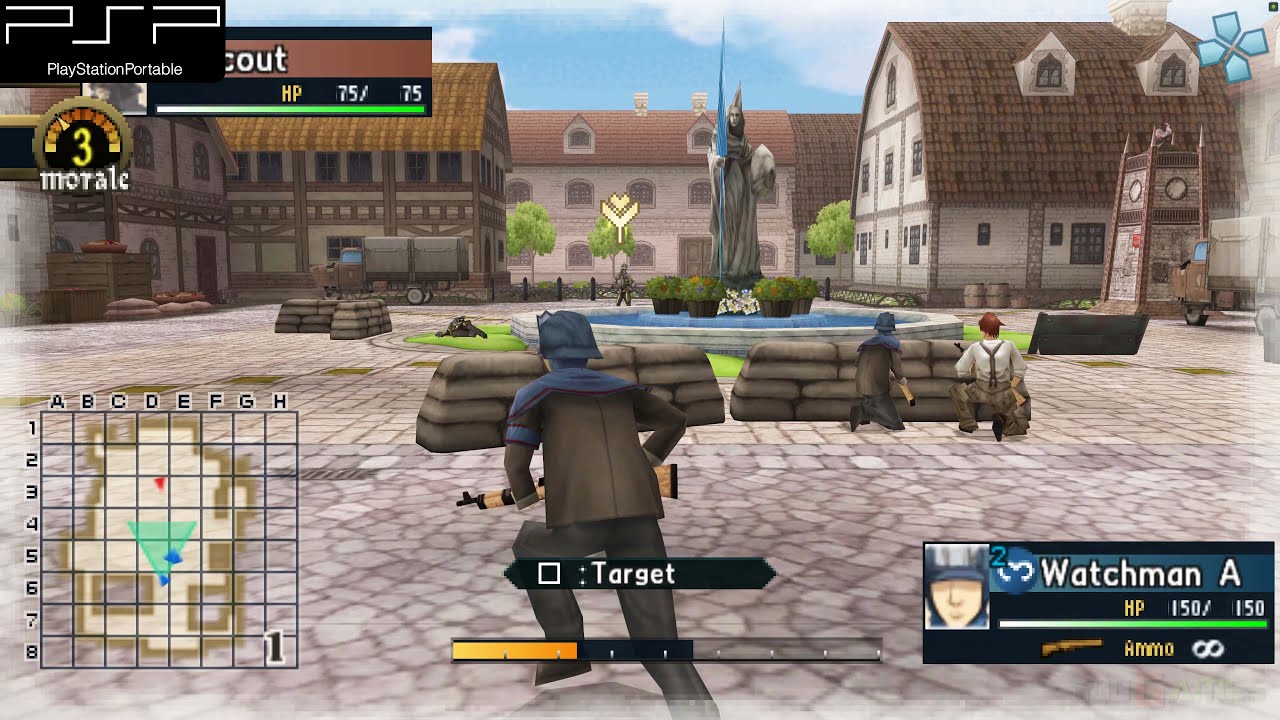 Valkyria Chronicles II - PSP Gameplay 4k 2160p (PPSSPP)