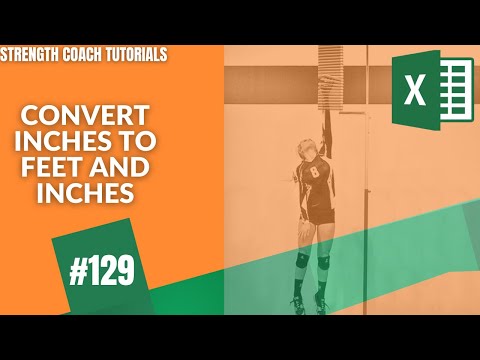 Use Excel to Convert Inches to Feet and Inches