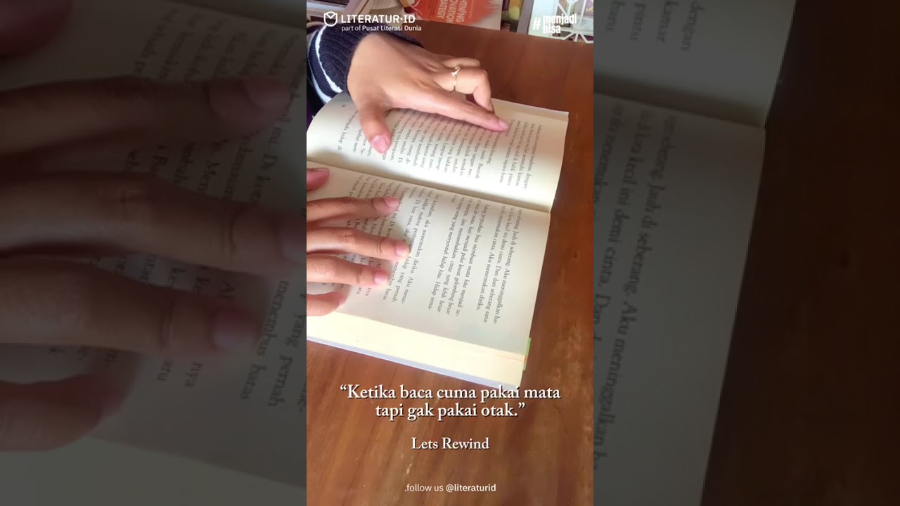 BACA BUKU TAPI PIKIRAN KEMANA-MANA!