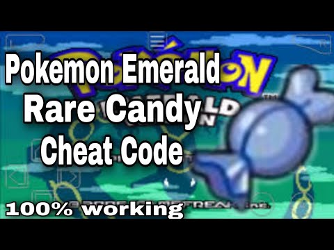Pokemon emerald rare candy cheats