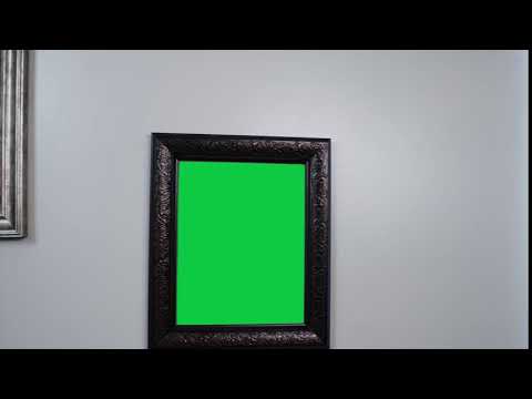 Video FX: Picture frames as green screen areas #greenscreen #VFX