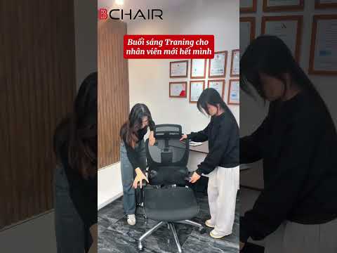 Các thao tác điều chỉnh ghế công thái học B-1018D ạ