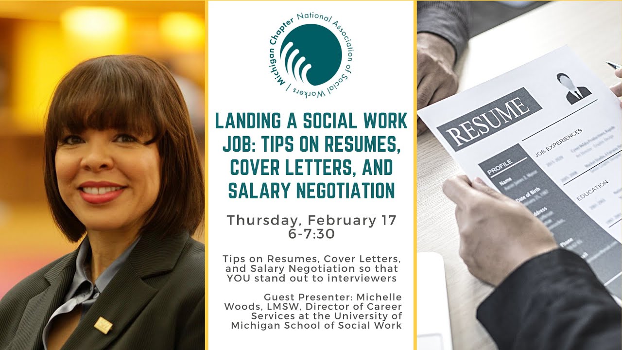 Landing Your Dream Social Work Job: Essential Tips for Resumes, Cover ...