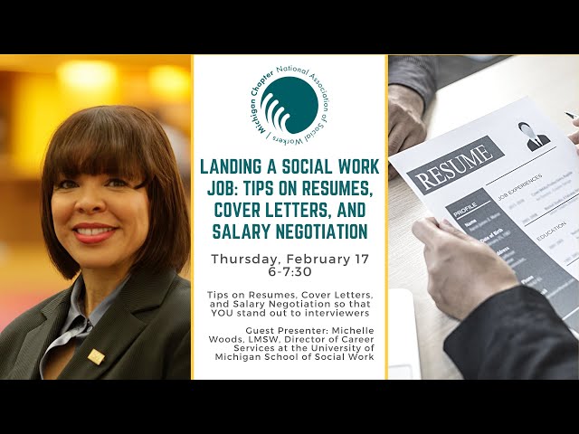 Landing Your Dream Social Work Job: Essential Tips for Resumes, Cover ...