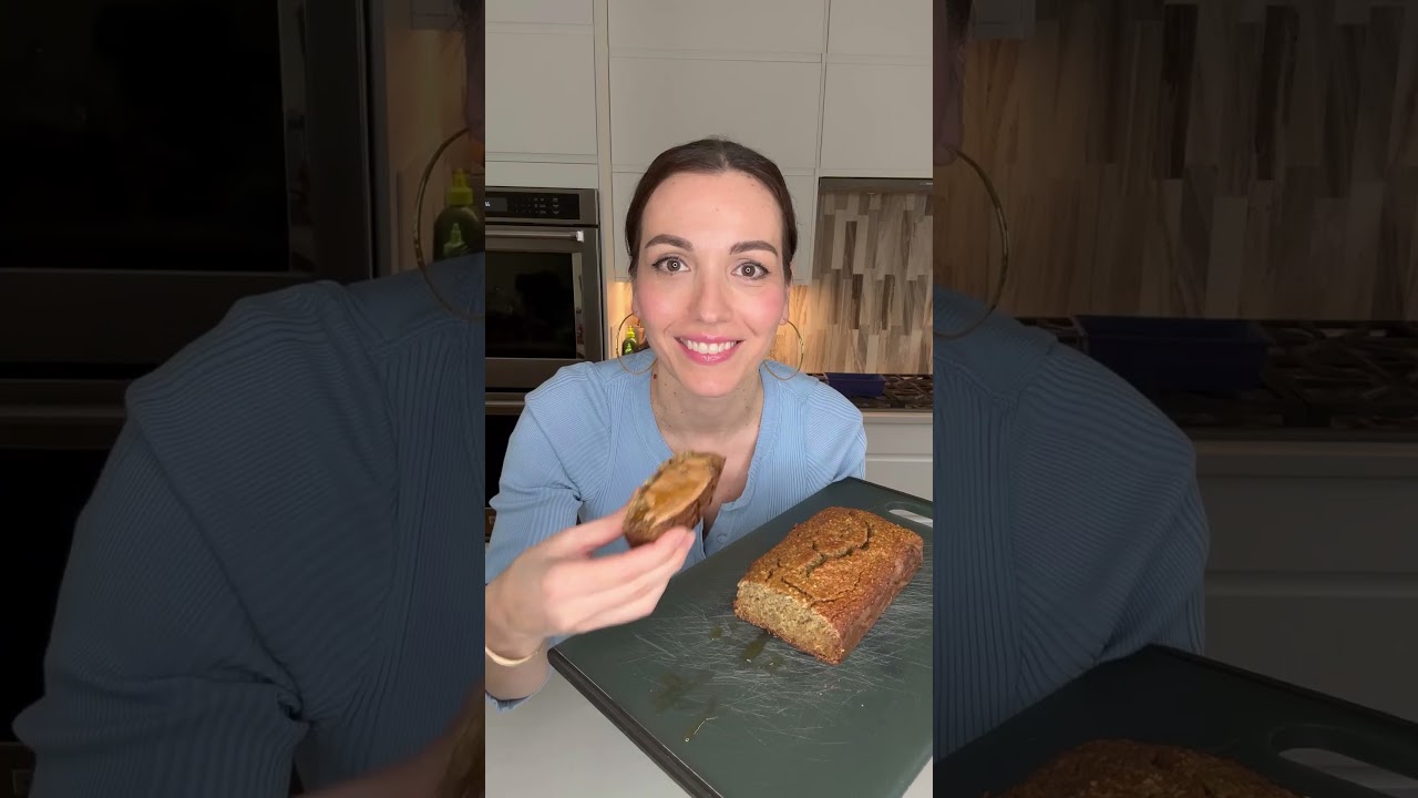 This Healthy Banana Oatmeal Bread is the best for weight loss #shorts