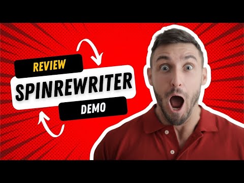 SpinRewriter Review - Article Spinner Demo