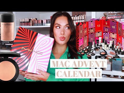 UNBOXING AND SWATCHING THE MAC ADVENT CALENDAR | Beauty's Big Sister
