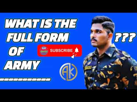 What is the full form of ARMY ? General knowledge youtube shorts. By ak quizz. ak quiz