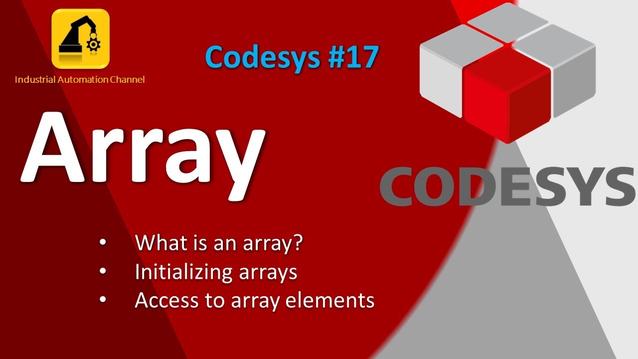 Arrays in CODESYS | How to Declare, Initialize, and Use Them | Tutorial #17